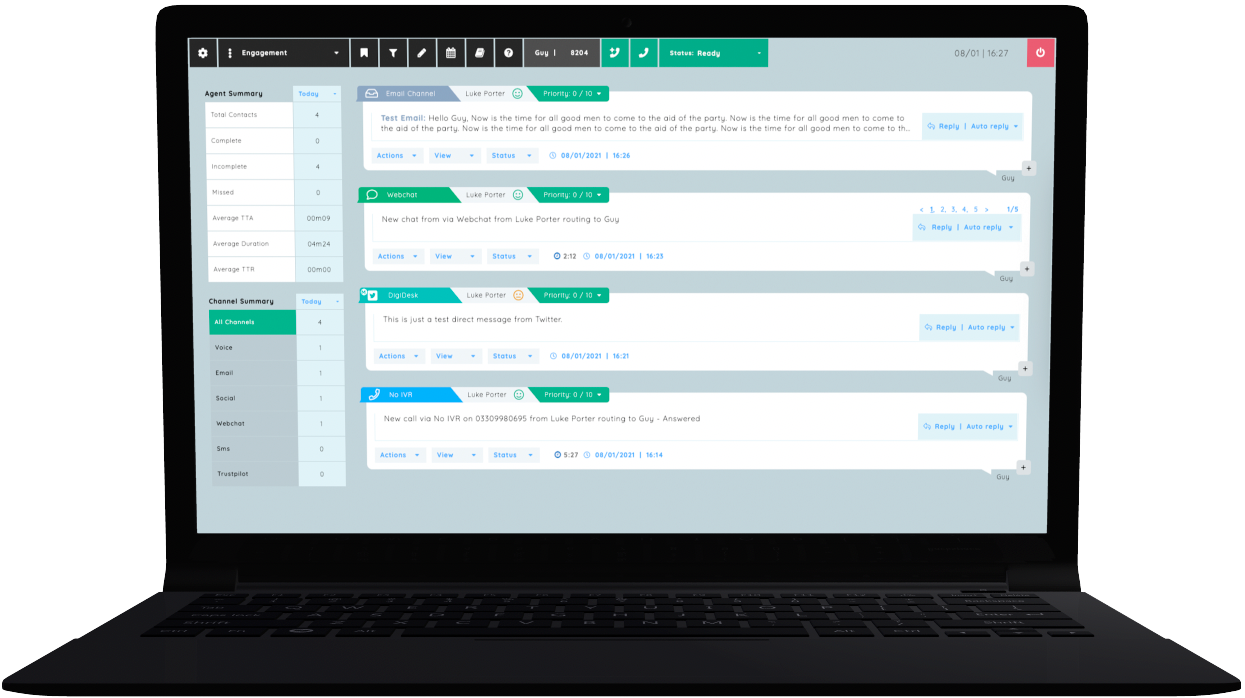 DigiDesk | Cloud Contact Centre | Hosted Contact Centre Solutions